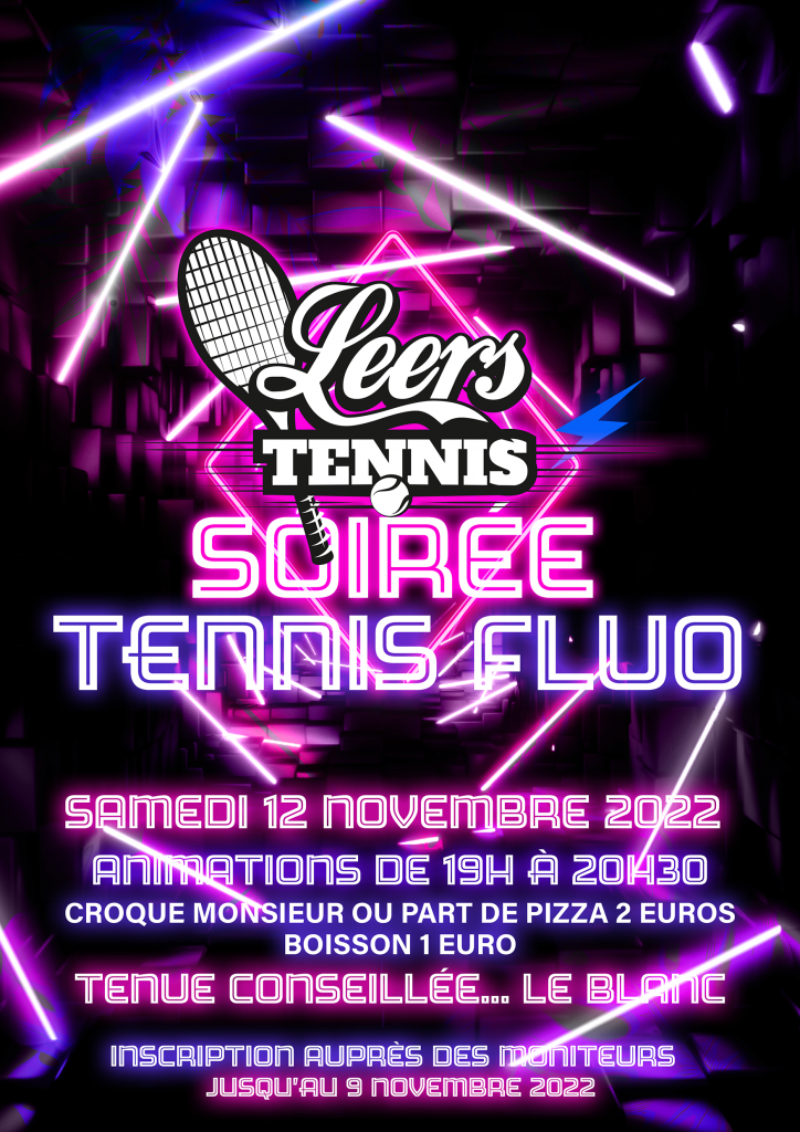 Soirée Tennis Fluo – Leers Tennis Club